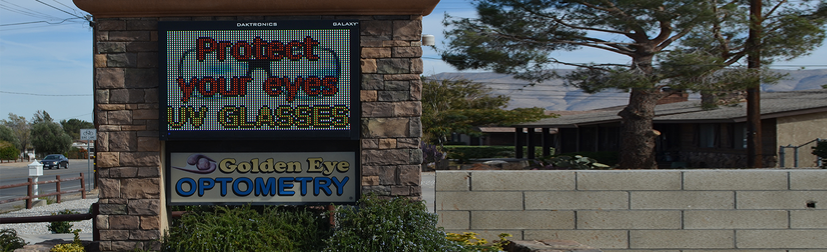 Golden Eye Optometry Sign - Golden Eye Optometry